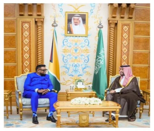 President Ali - Crown Prince Salman advances Guyana–Saudi collaboration ...